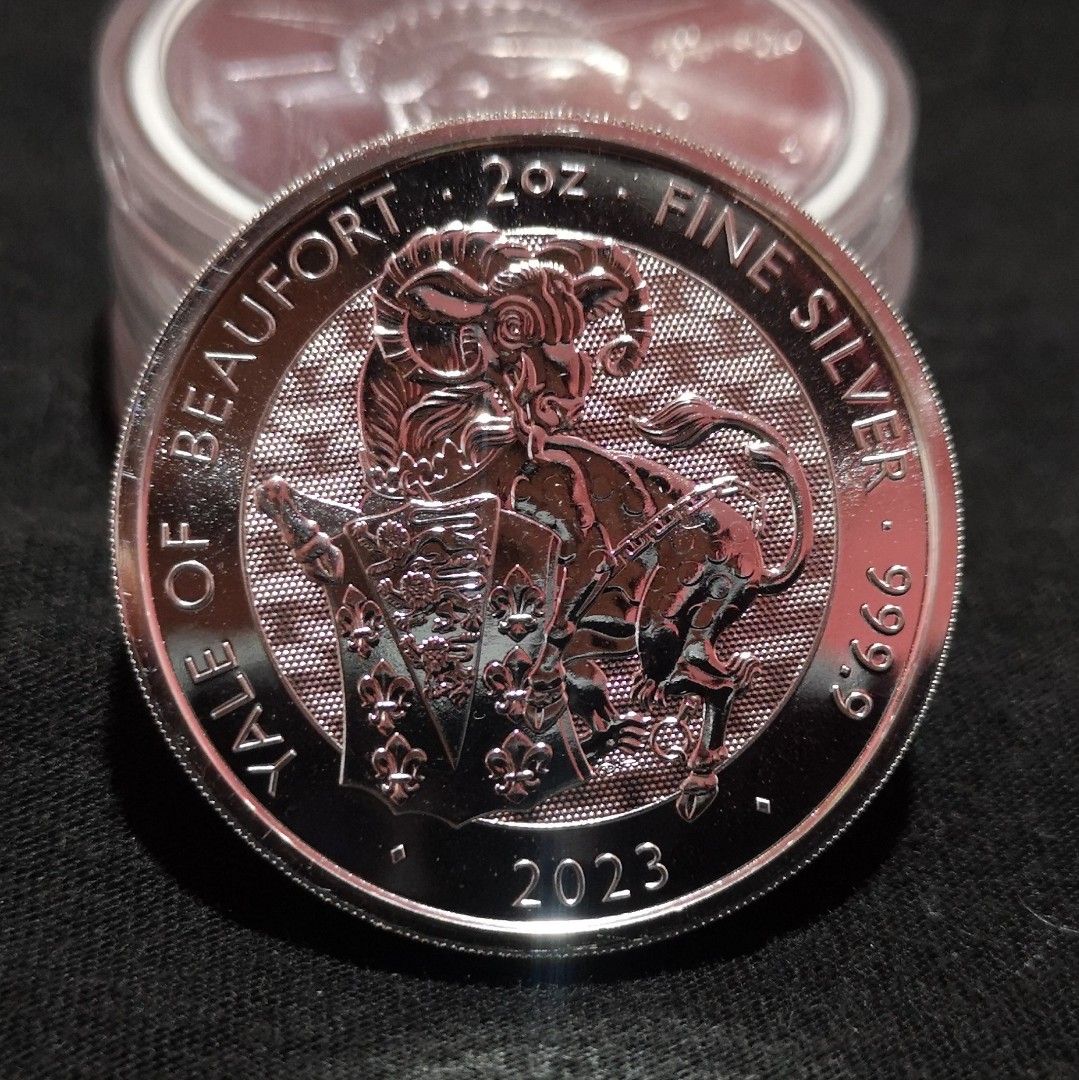 QUEEN BEAST YALE OF BEAUFORT SILVER COINS on Carousell