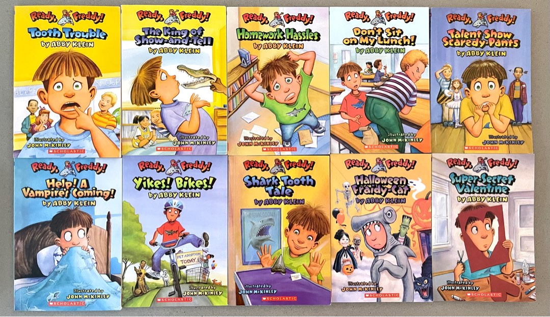 Ready, Freddy! Book Series Full Set of 27 by Anne Klein, Hobbies & Toys ...