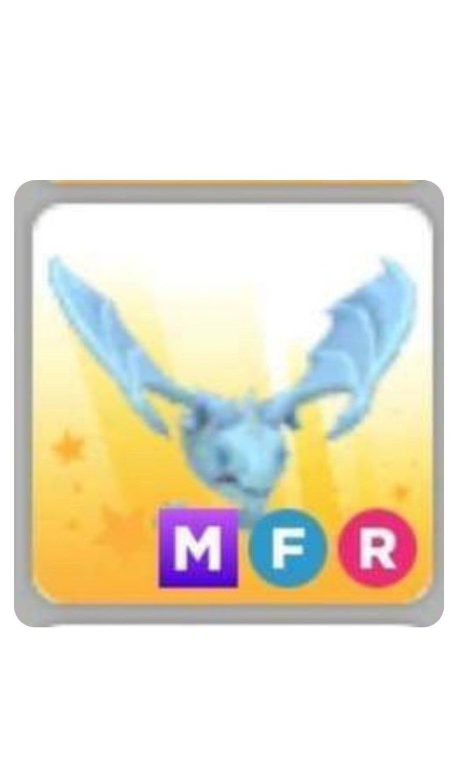 Roblox adopt me pets MFR Frost dragon cheap, Video Gaming, Gaming ...