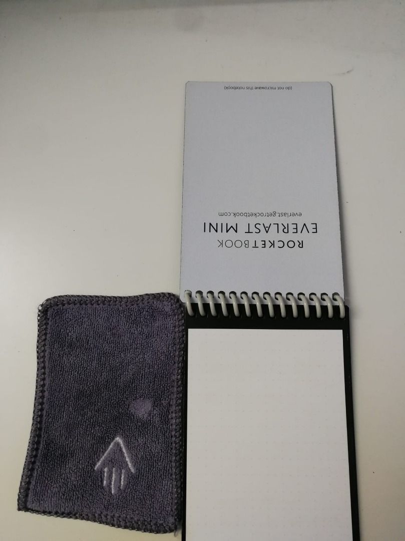 Rocketbook Everlast Mini Smart Reusable Notebook, Blue color, 3.5" x 5. ...