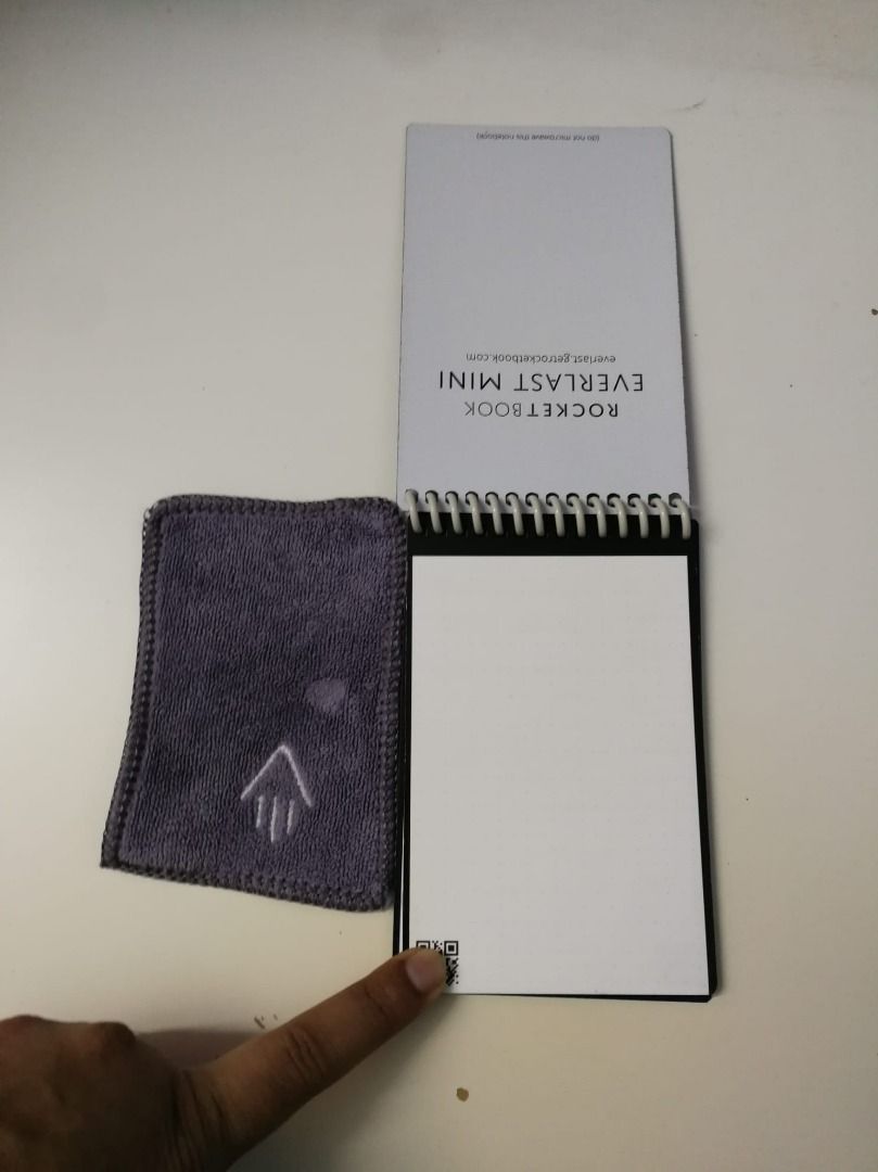 Rocketbook Everlast Mini Smart Reusable Notebook, Blue color, 3.5" x 5. ...