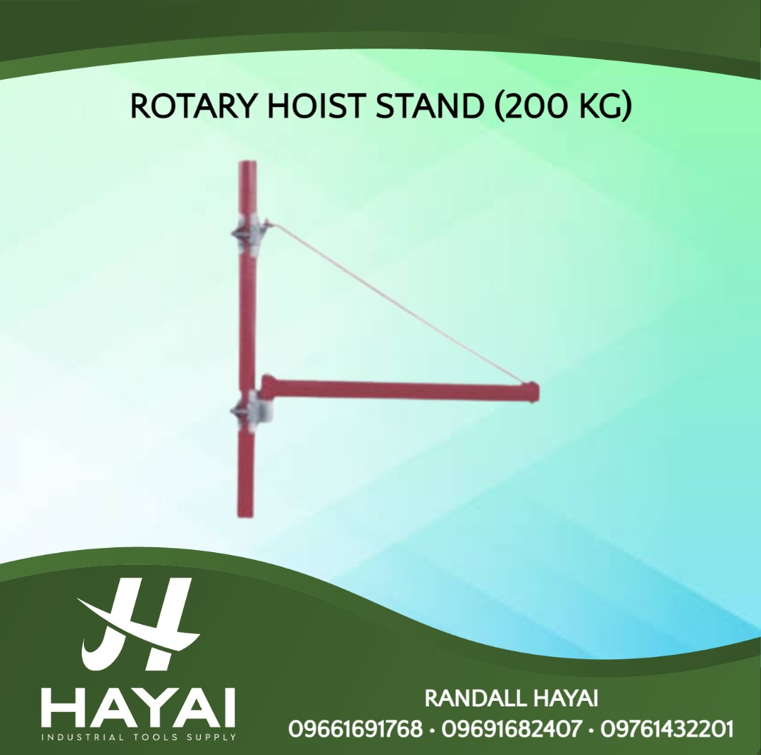Rotary Hoist Stand (200Kg Capacity), Commercial & Industrial ...