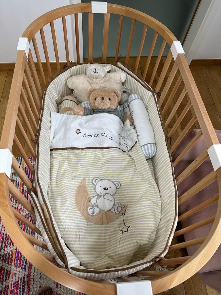 Round / Oval convertible baby cot (7 uses), Babies & Kids, Baby Nursery ...