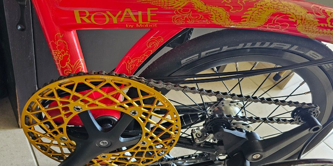 royale red dragon M6speed trifold bicycle, Sports Equipment, Bicycles ...