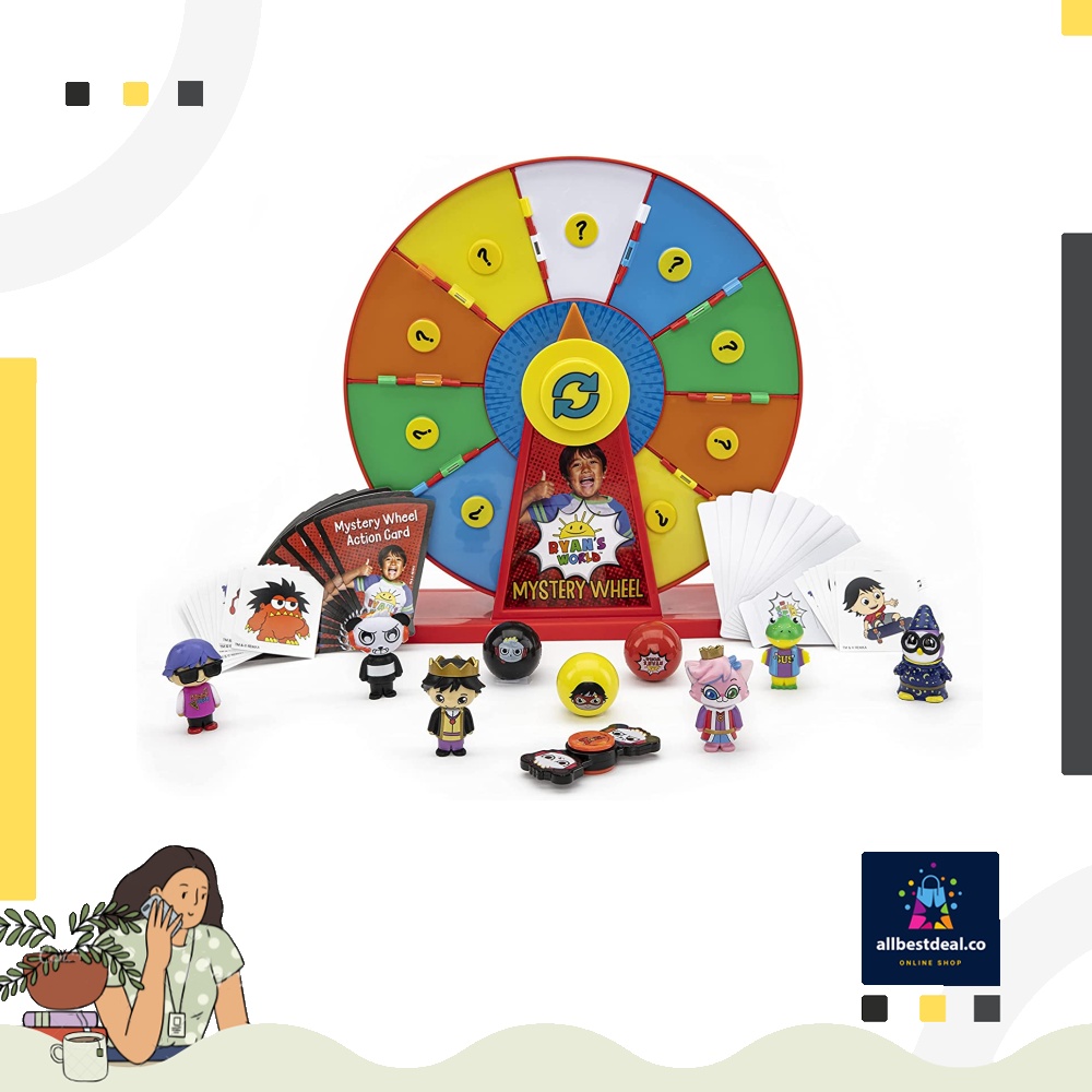 RYAN'S WORLD Micro Mystery Wheel, Be just Like Ryan and Complete Silly ...