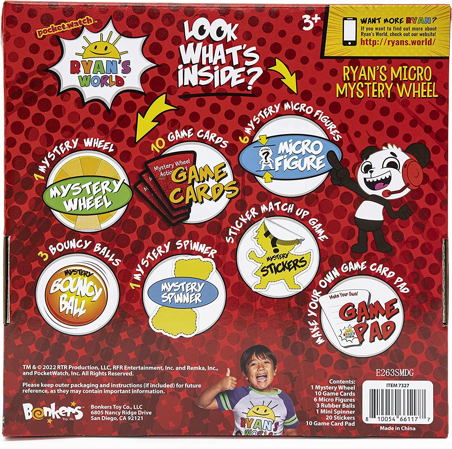 RYAN'S WORLD Micro Mystery Wheel, Be just Like Ryan and Complete Silly ...