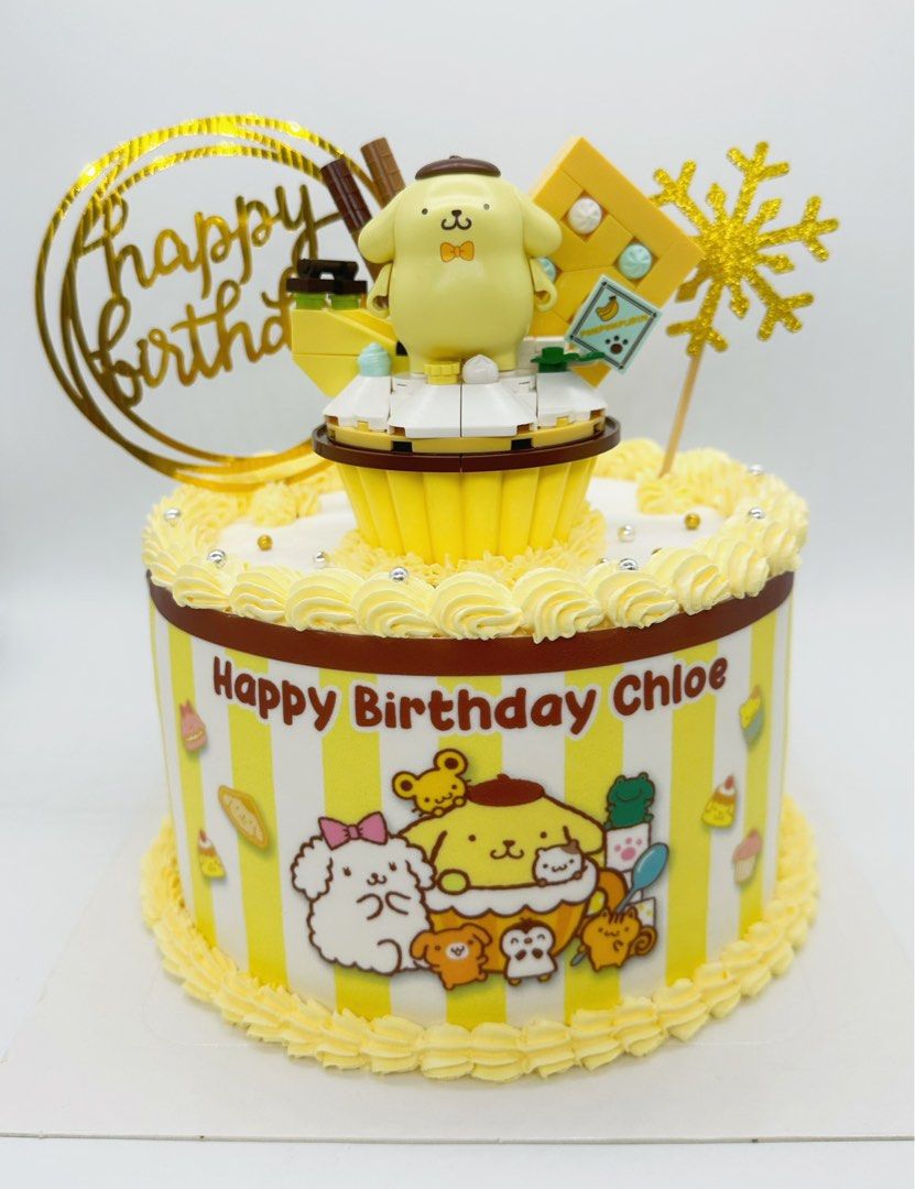 Sanrio Cinnamoroll Cake 6 inch, Food & Drinks, Homemade Bakes on Carousell