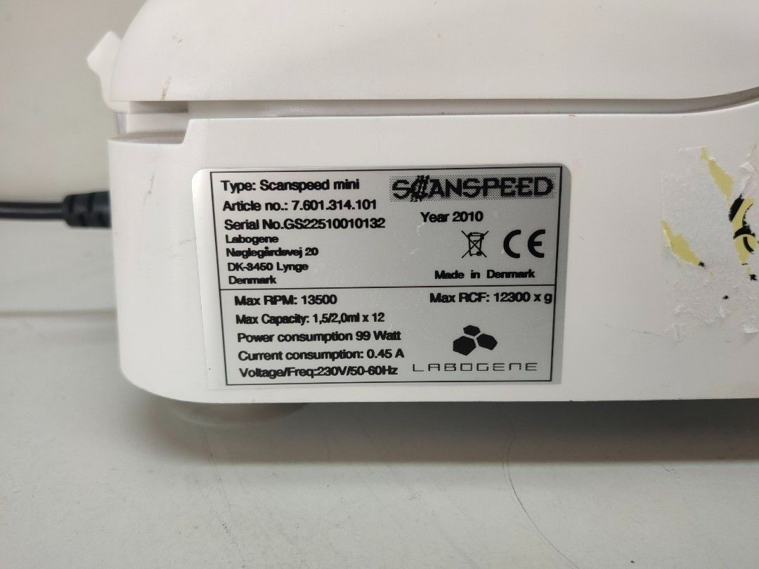 Scanspeed Mini Centrifuge for sale @ $150 each, Health & Nutrition ...