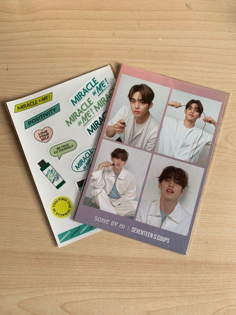 SCOUPS SOMEBYMI PHOTOCARD + STICKER, Hobbies & Toys, Memorabilia ...