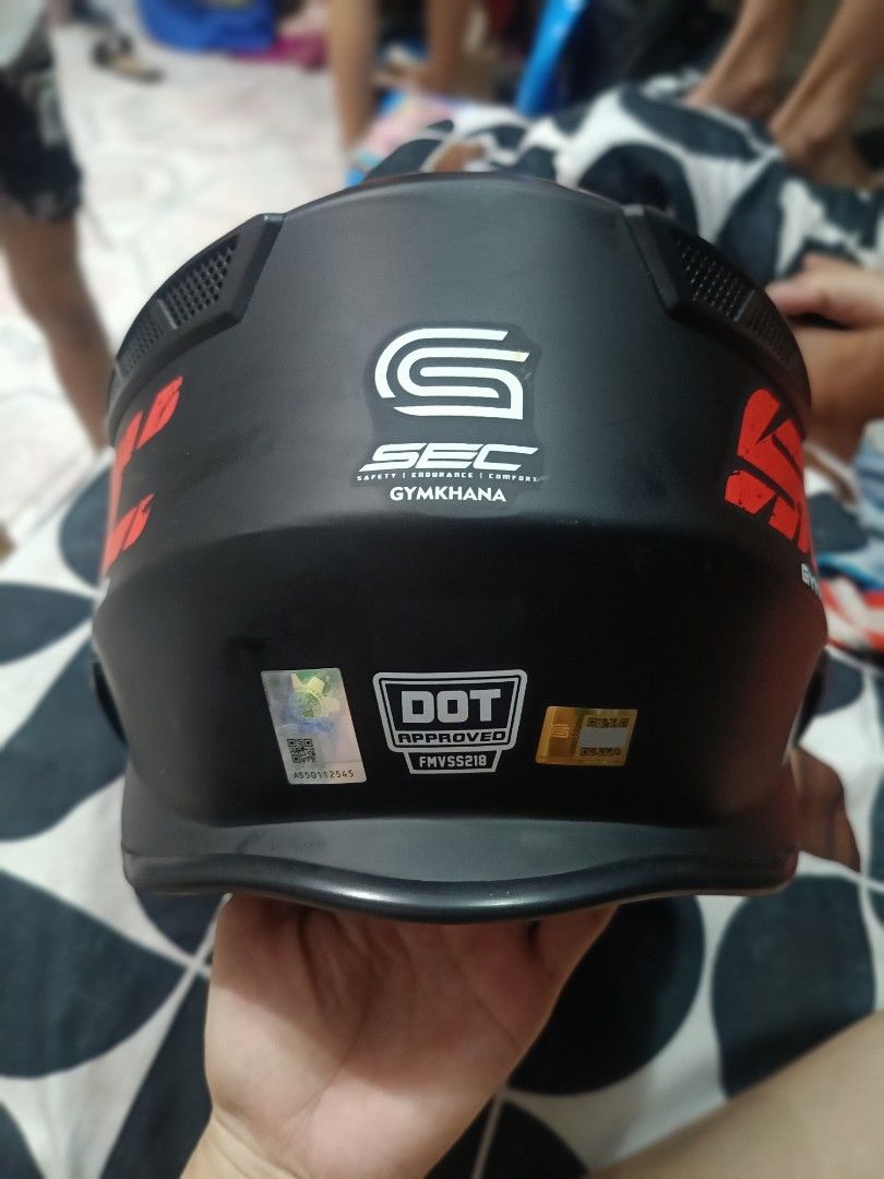 SEC GYMKHANA HELMET, Motorbikes, Motorbike Parts & Accessories, Helmets ...