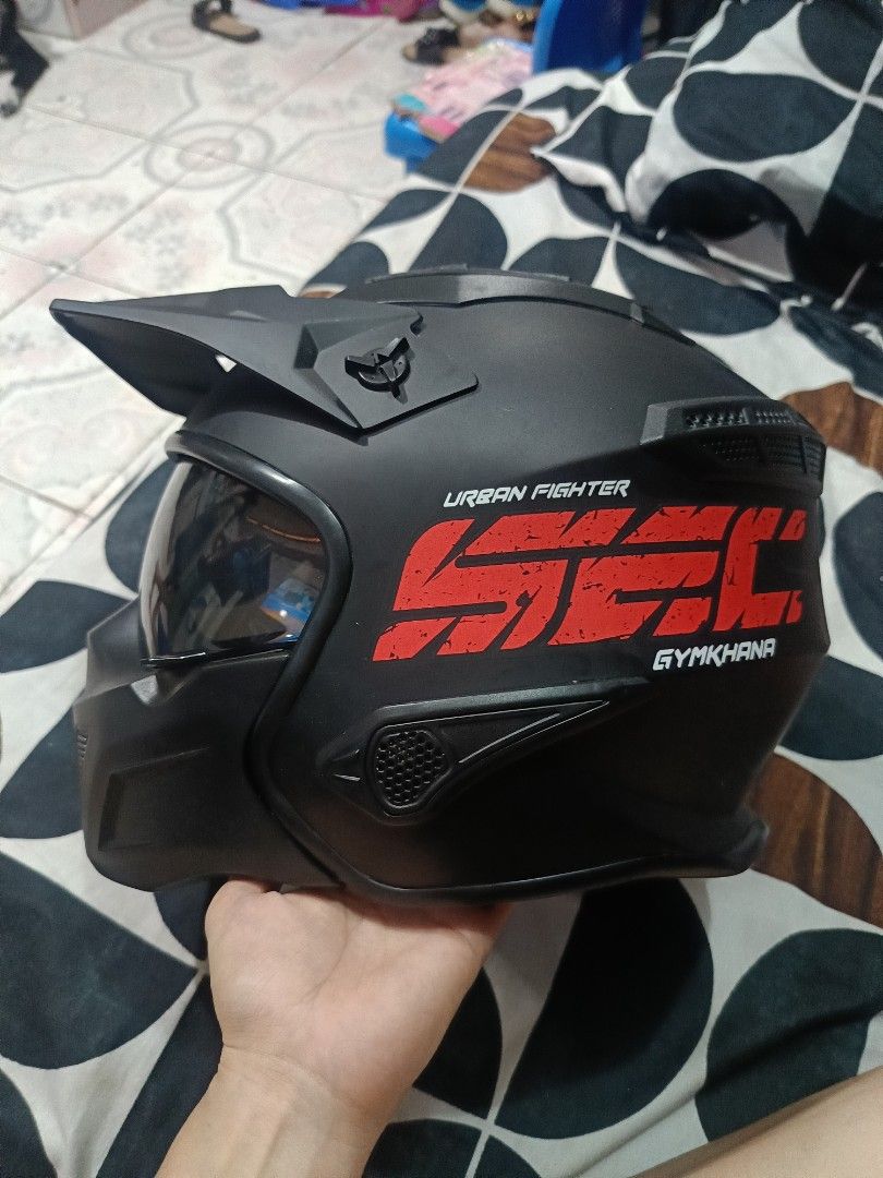 SEC GYMKHANA HELMET, Motorbikes, Motorbike Parts & Accessories, Helmets ...
