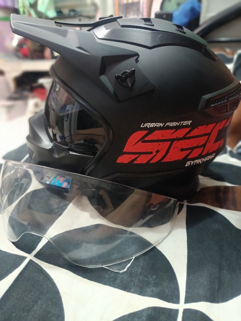 SEC GYMKHANA HELMET, Motorbikes, Motorbike Parts & Accessories, Helmets ...