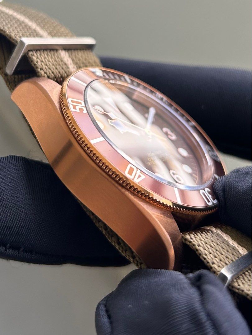 Seiko mod black bay bronze, Luxury, Watches on Carousell