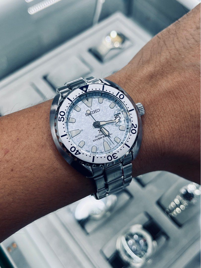 Seiko Prospex Mini Turtle 200m Automatic “Ice Frost” SBDY109, Luxury ...