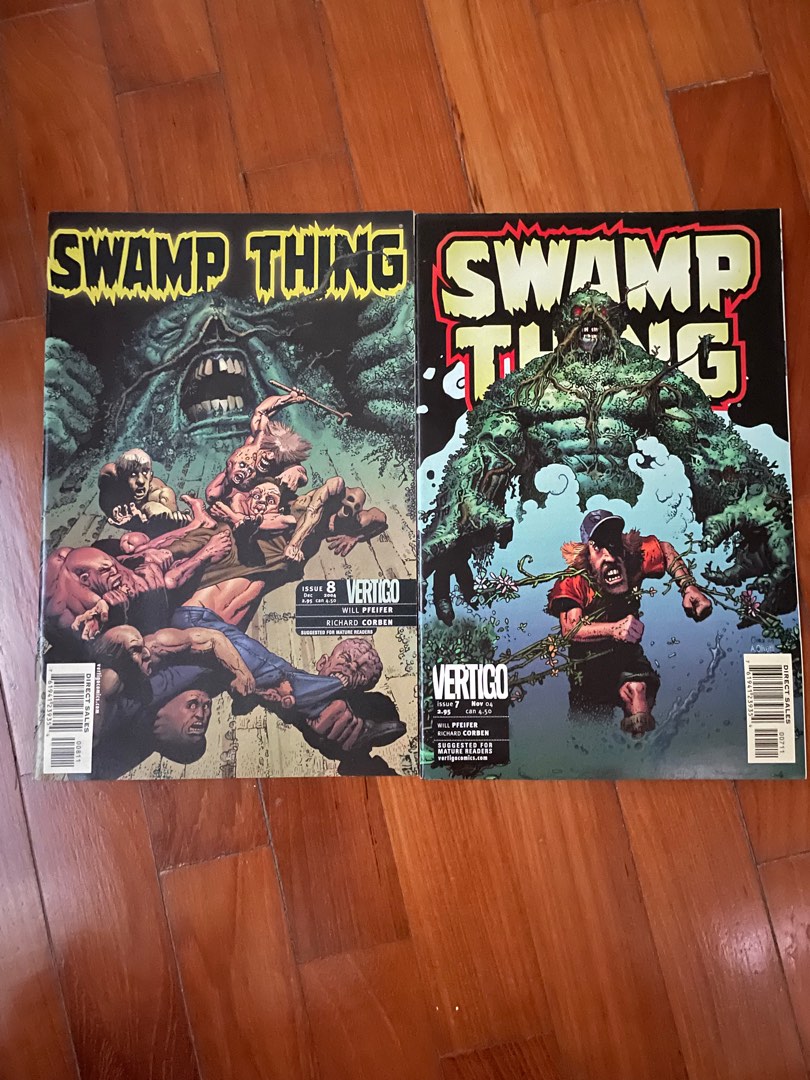 (Set of 2) DC comics Swamp Thing comic, Hobbies & Toys, Books ...