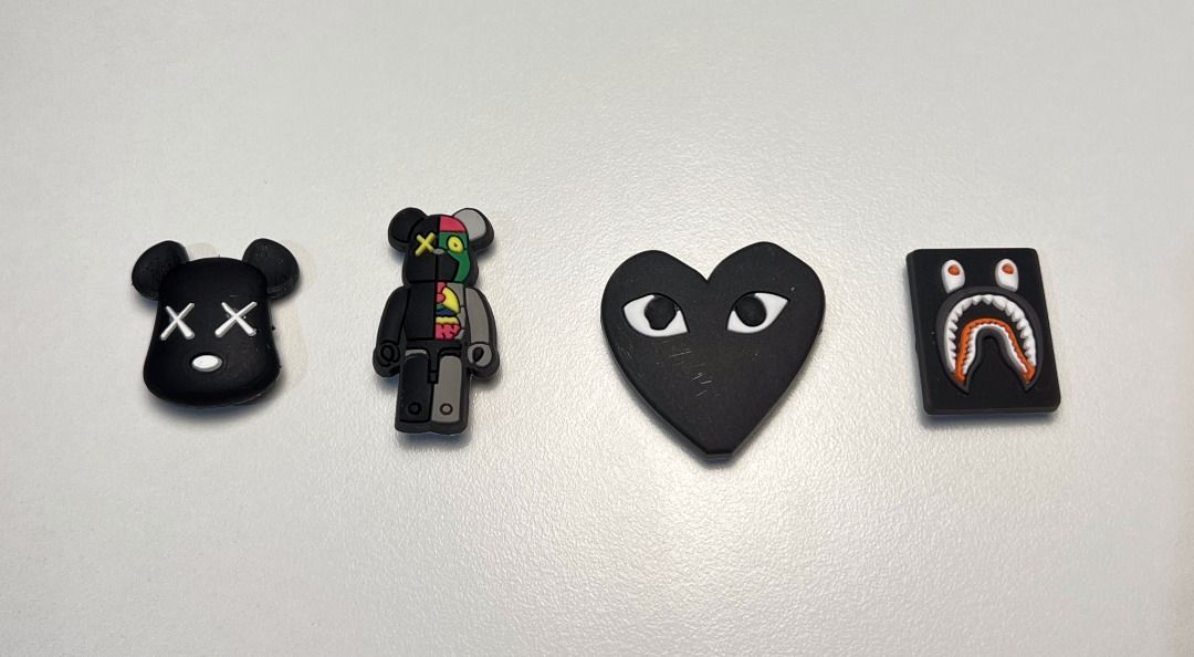 [SG STOCK] Black Collection of Jibbits / Jibbitz, Men's Fashion ...