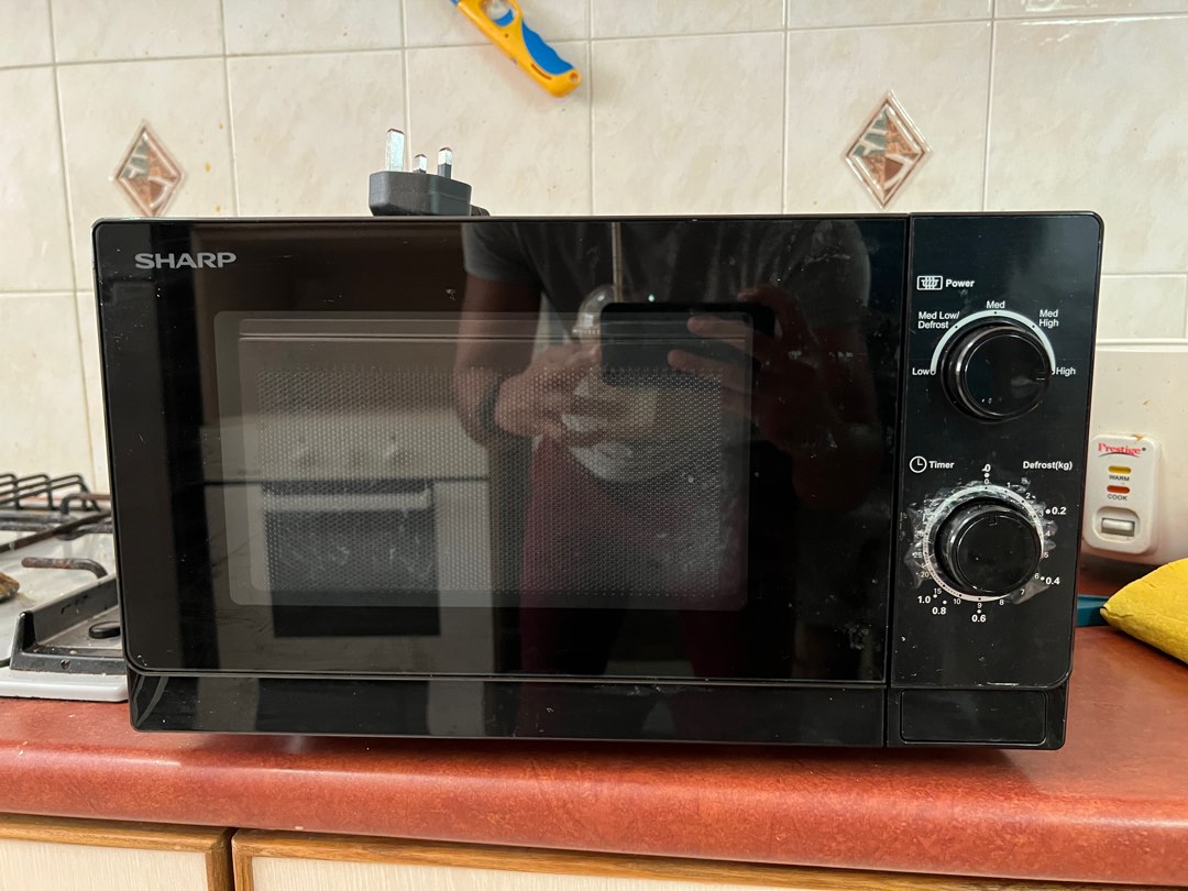 SHARP Microwave Oven R-20A0(K)V 800W, TV & Home Appliances, Kitchen ...