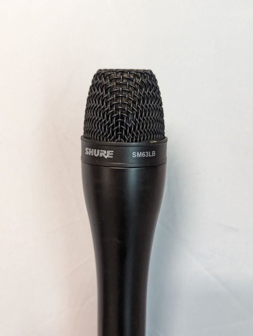 Shure SM63LB Omnidirectional Dynamic Microphone, Audio, Microphones on ...