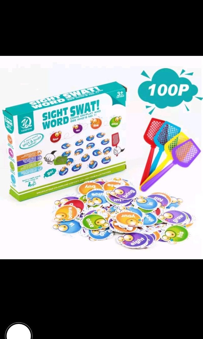 Sight Swat Word learning and educational word game birthday Christmas ...