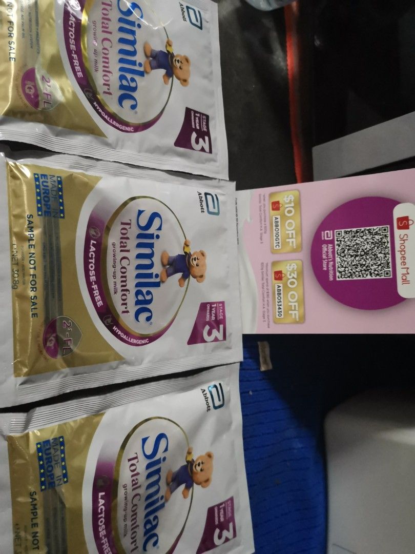 Similac Total Comfort 3 packets, Babies & Kids, Nursing & Feeding ...