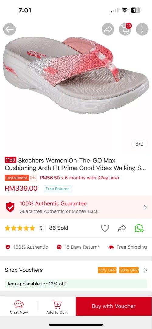 Skechers Women On-The-Go Max Cushioning Arch Fit, Women's Fashion ...