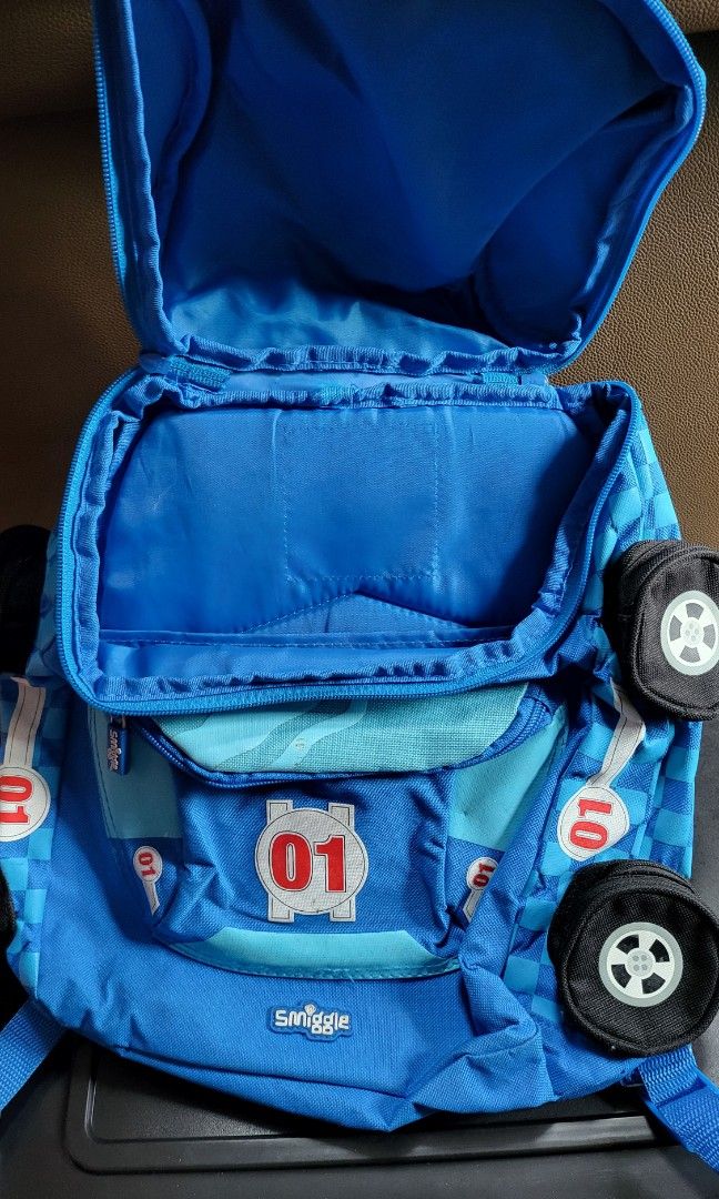 Smiggle Kids Backpack (Car design), Babies & Kids, Babies & Kids ...