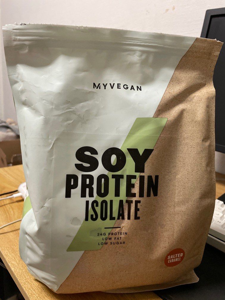 Soy Protein Salted Caramel 1Kg, Health & Nutrition, Health Supplements ...