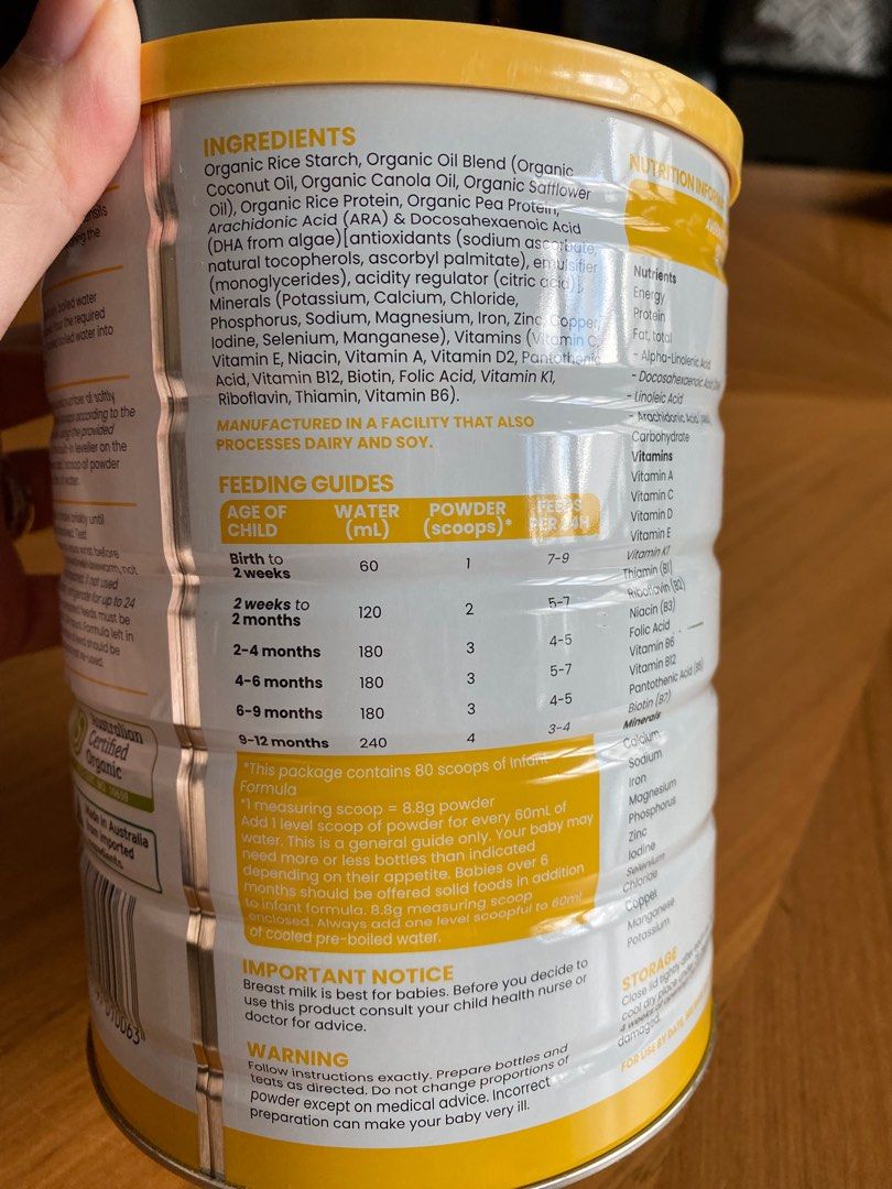 Sprout organic powder milk, Babies & Kids, Nursing & Feeding ...