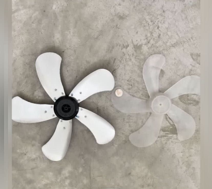 Stand standing electric pedestal fan parts accessories Fan cage set all ...