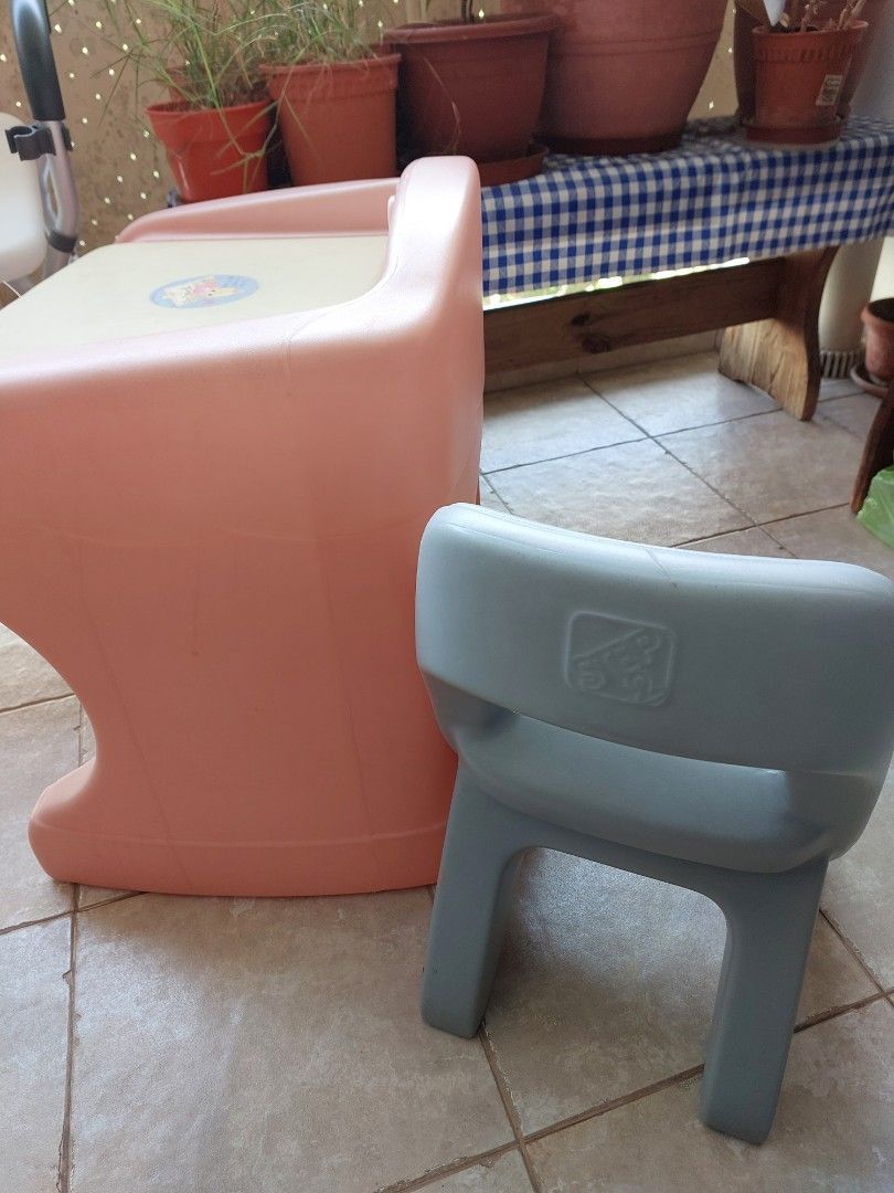 Step2 desk/vanity and chair, Babies & Kids, Baby Nursery & Kids ...