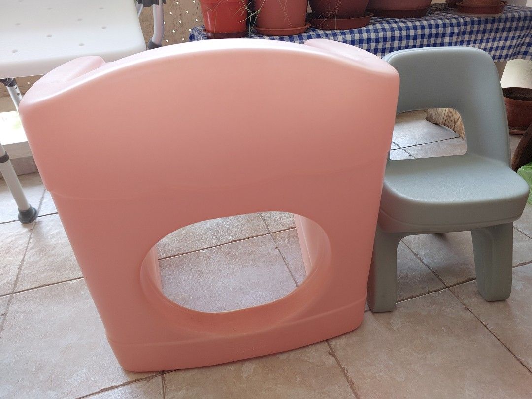 Step2 desk/vanity and chair, Babies & Kids, Baby Nursery & Kids ...