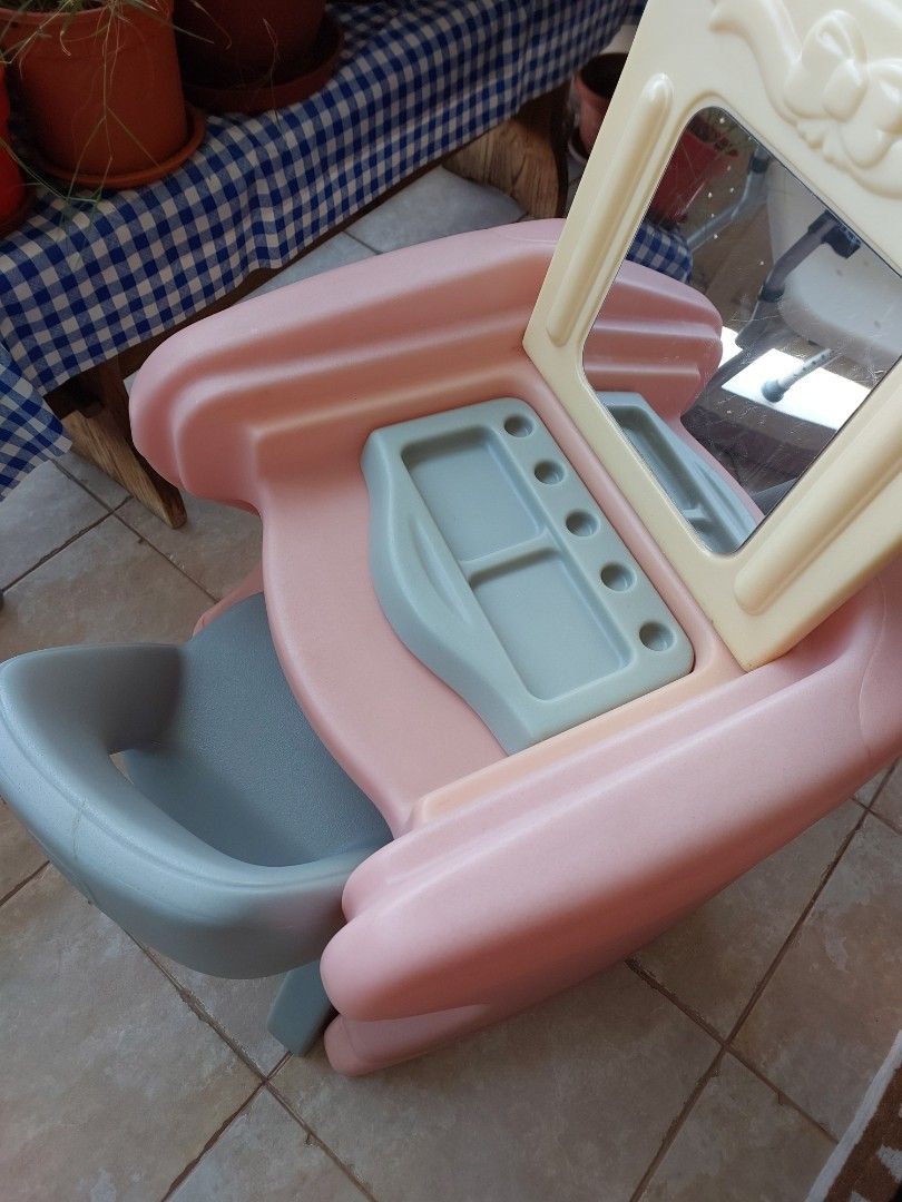 Step2 desk/vanity and chair, Babies & Kids, Baby Nursery & Kids ...