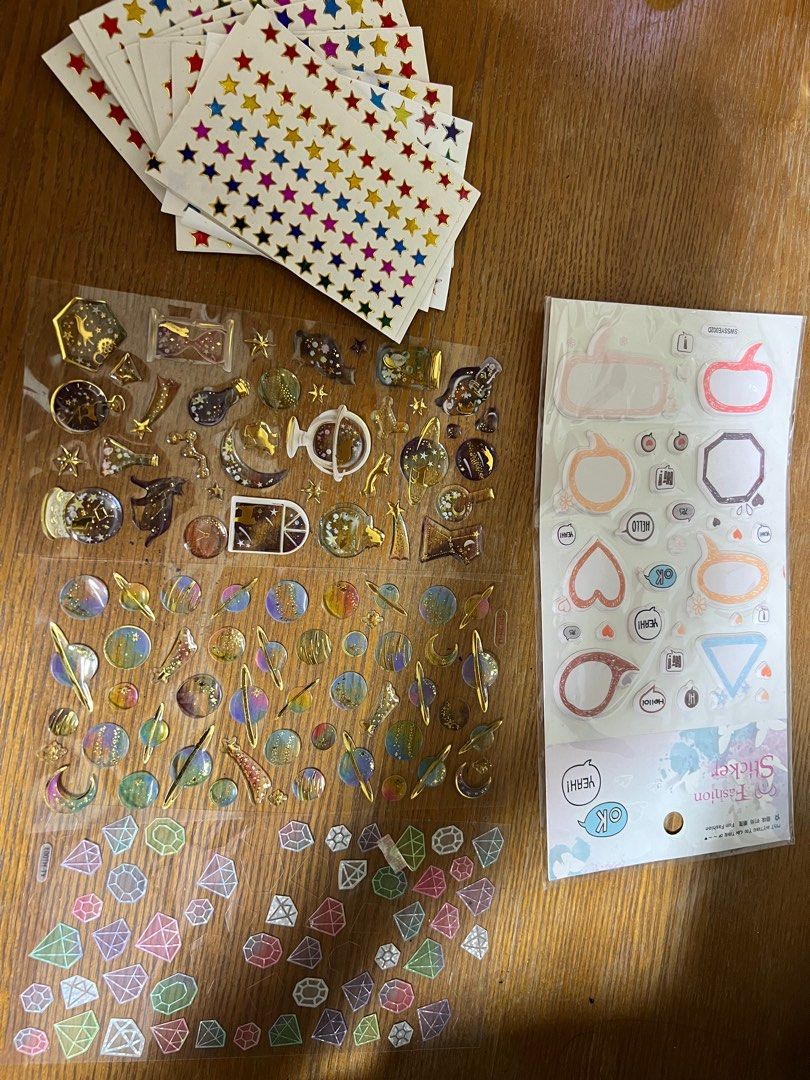Sticker packs, Hobbies & Toys, Stationery & Craft, Craft Supplies ...