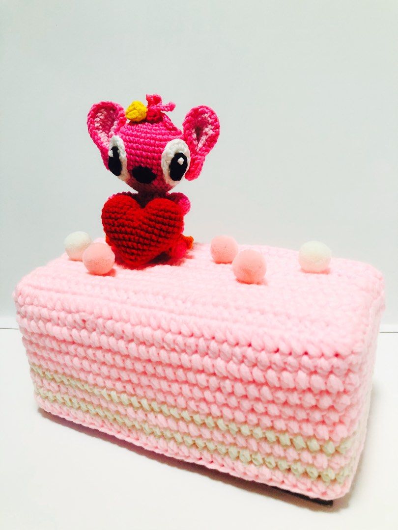 Stitch tissue box cover, Furniture & Home Living, Home Decor, Other ...
