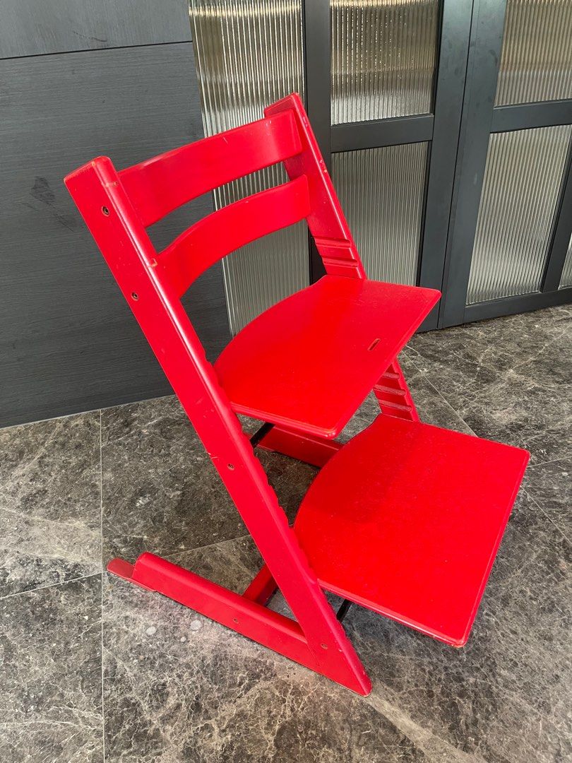 Stokke Tripp Trapp - Red, Babies & Kids, Baby Nursery & Kids Furniture ...