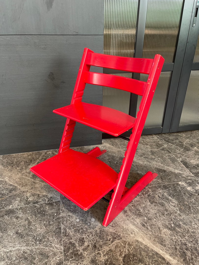 Stokke Tripp Trapp - Red, Babies & Kids, Baby Nursery & Kids Furniture ...