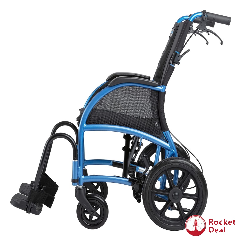 Strongback Mobility Excursion Lightweight Foldable Transport Chair ...