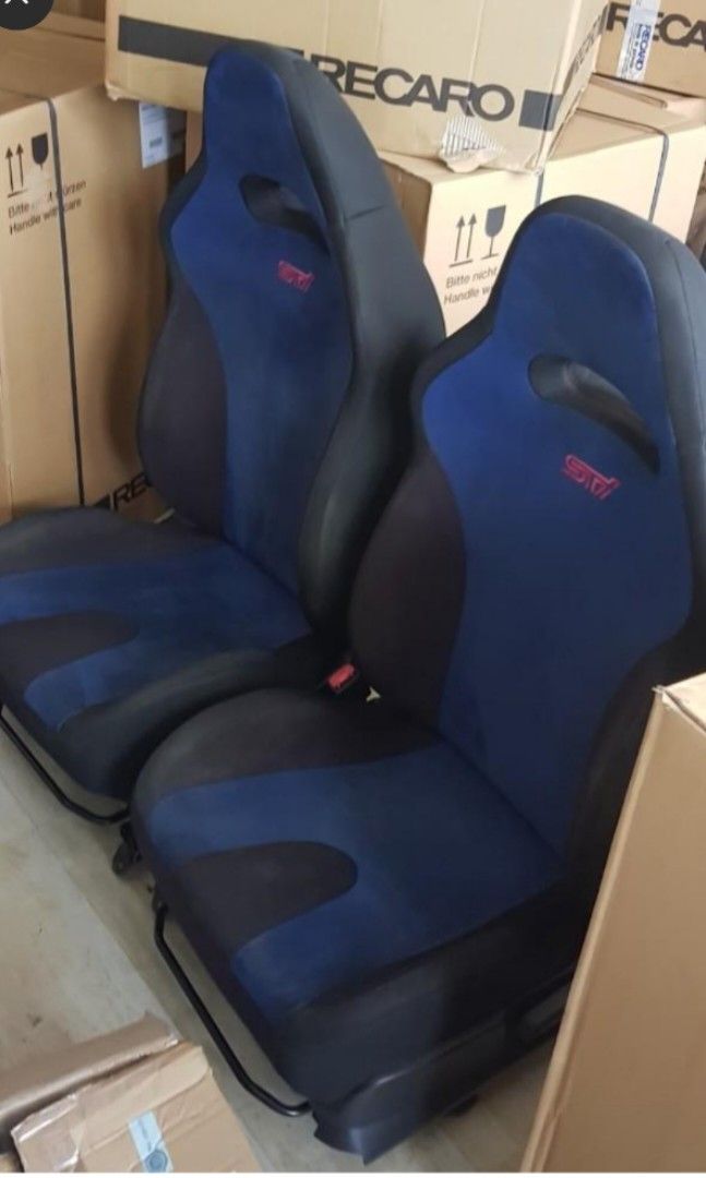 Subaru Wrx STi Original Seats GD, Car Accessories, Accessories on Carousell