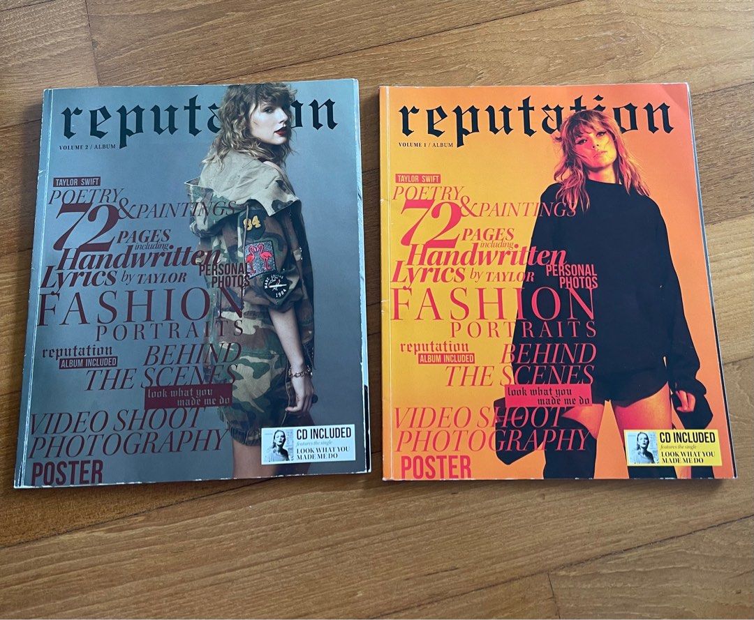 Taylor swift reputation magazine vol 1 and 2, Hobbies & Toys, Books ...