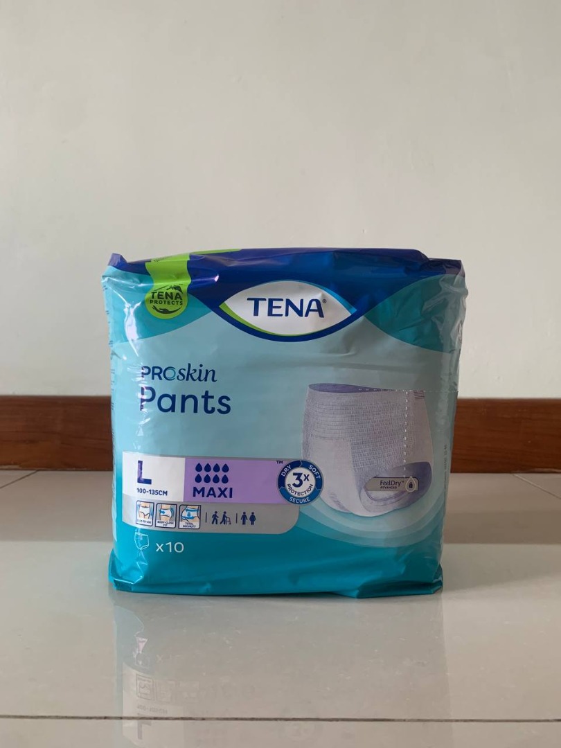 TENA PROskin Pants Unisex Adult Diapers, Health & Nutrition, Assistive & Rehabilatory Aids ...