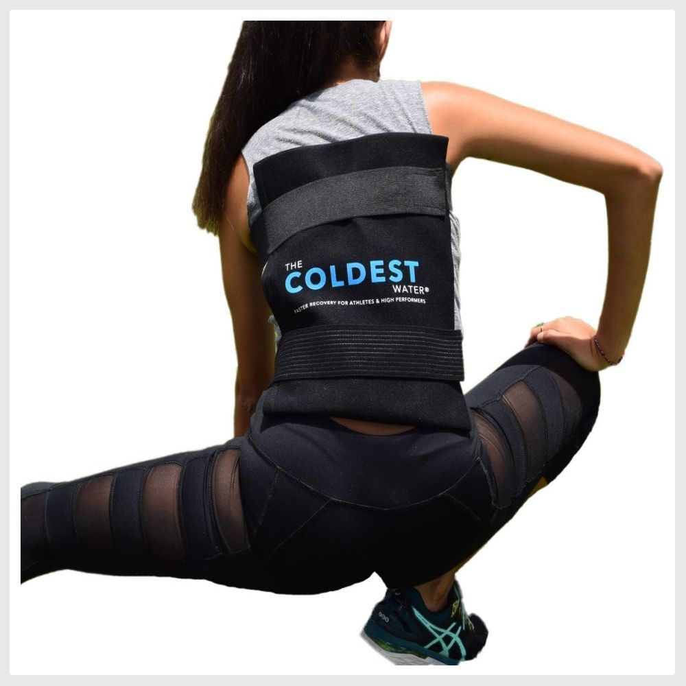 The Coldest Ice Pack Large Flexible Gel Ice Pack and Wrap with Elastic ...