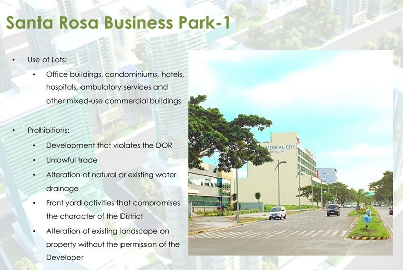 The Commercial Lot for Sale in Sta. Rosa Business Park, Laguna ...