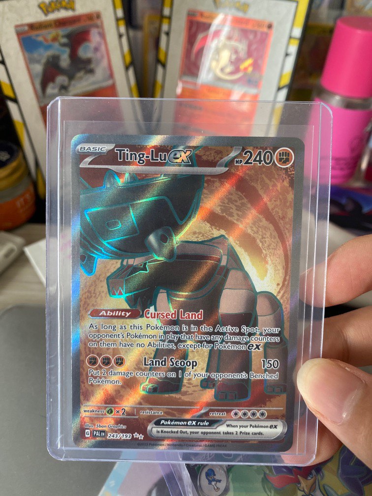 Ting-Lu ex Pokemon Card, Hobbies & Toys, Toys & Games on Carousell