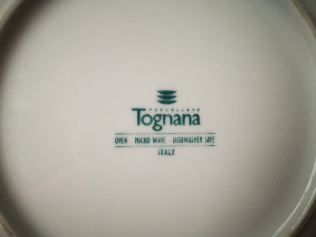 Tognana Italy Porcelain Pasta Bowl, Furniture & Home Living ...