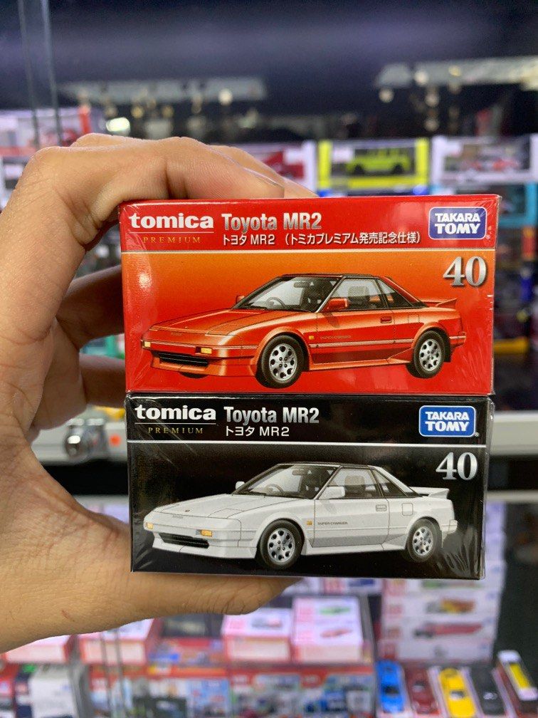 本月新車！Tomica Premium 40 Toyota MR2 (初回特別仕樣 紅色 / 白色) (行版 / 日版), 興趣及遊戲, 玩具 ...