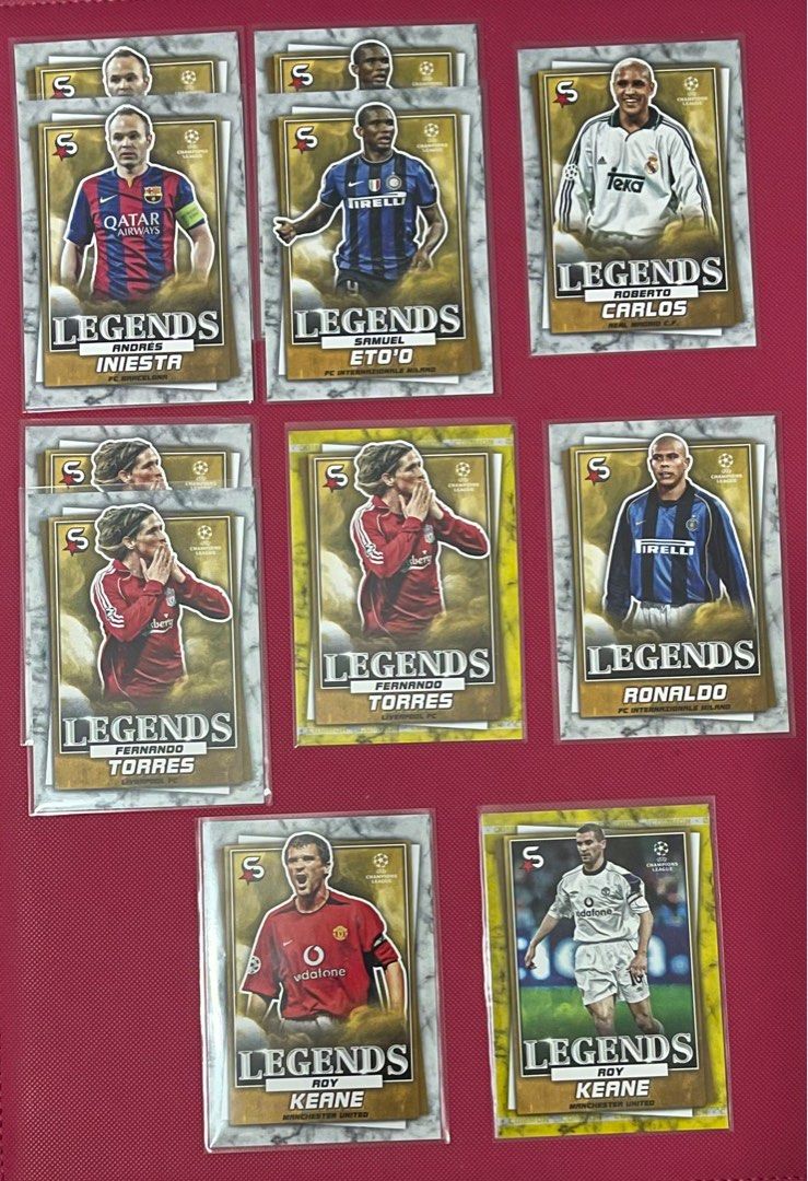 Topps UEFA Superstars 22/23 Legends, Final Boss, Elite Focus, Mystic ...