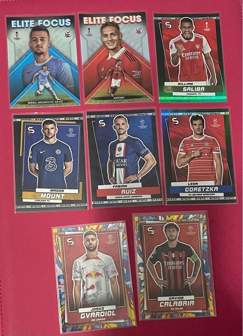 Topps UEFA Superstars 22/23 Legends, Final Boss, Elite Focus, Mystic ...