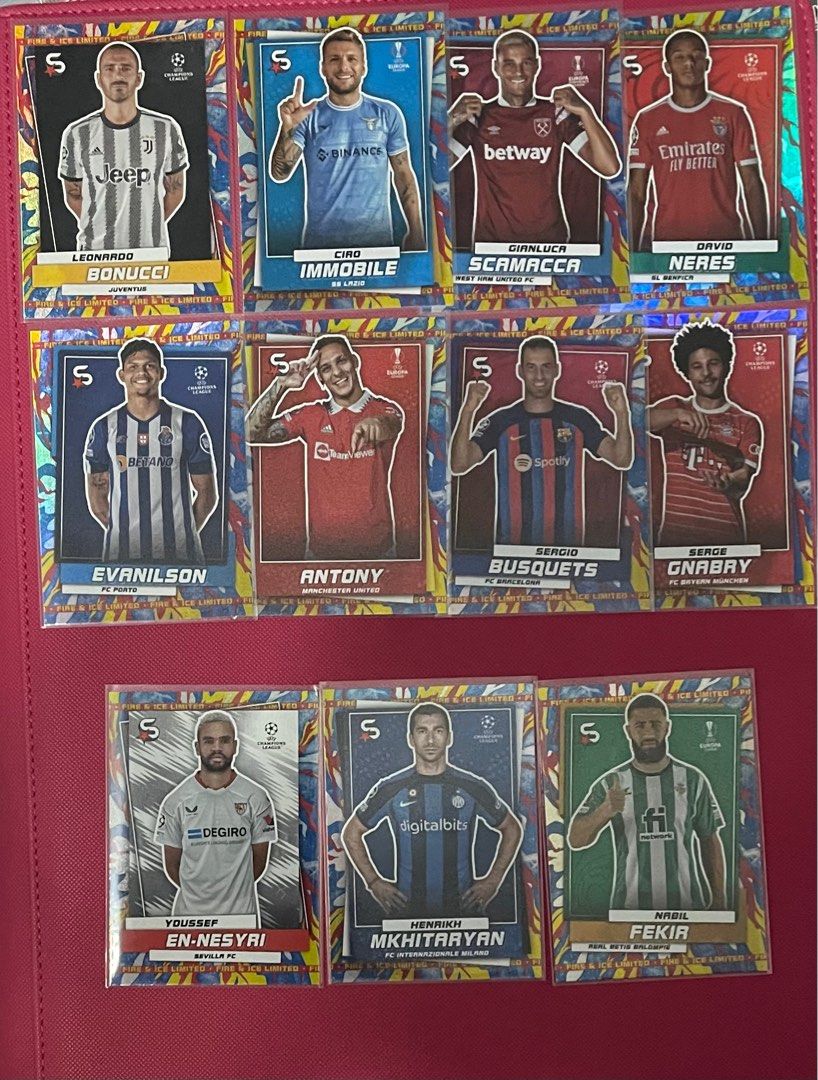 Topps UEFA Superstars 22/23 Legends, Final Boss, Elite Focus, Mystic ...