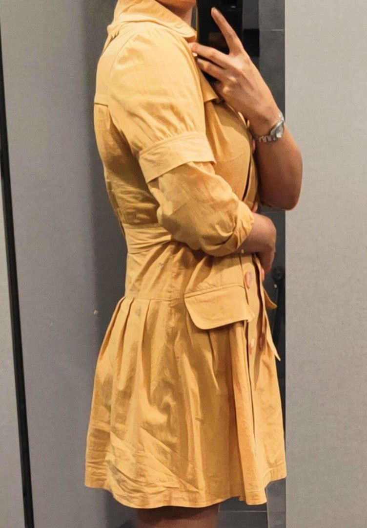 Turkish amber color high quality cotton fabric material classic English ...