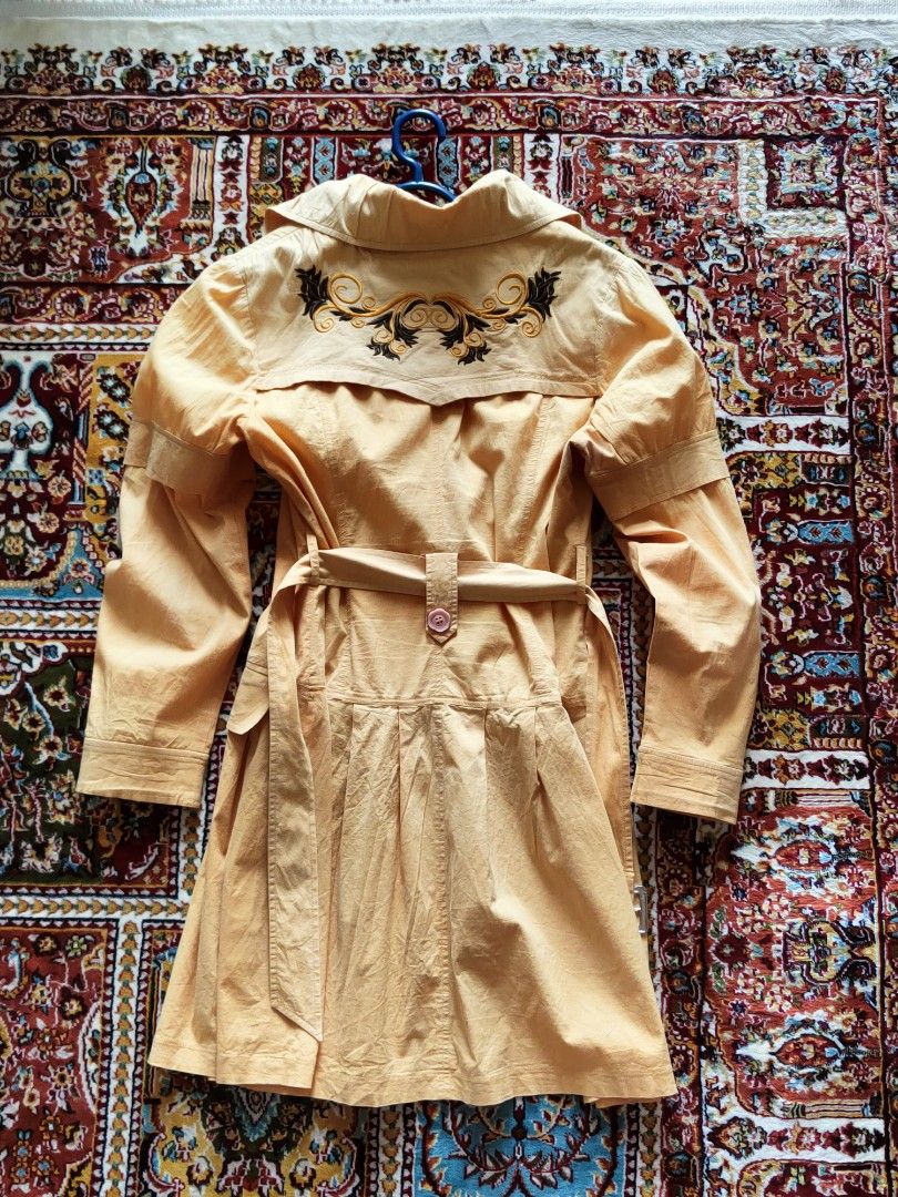 Turkish amber color high quality cotton fabric material classic English ...